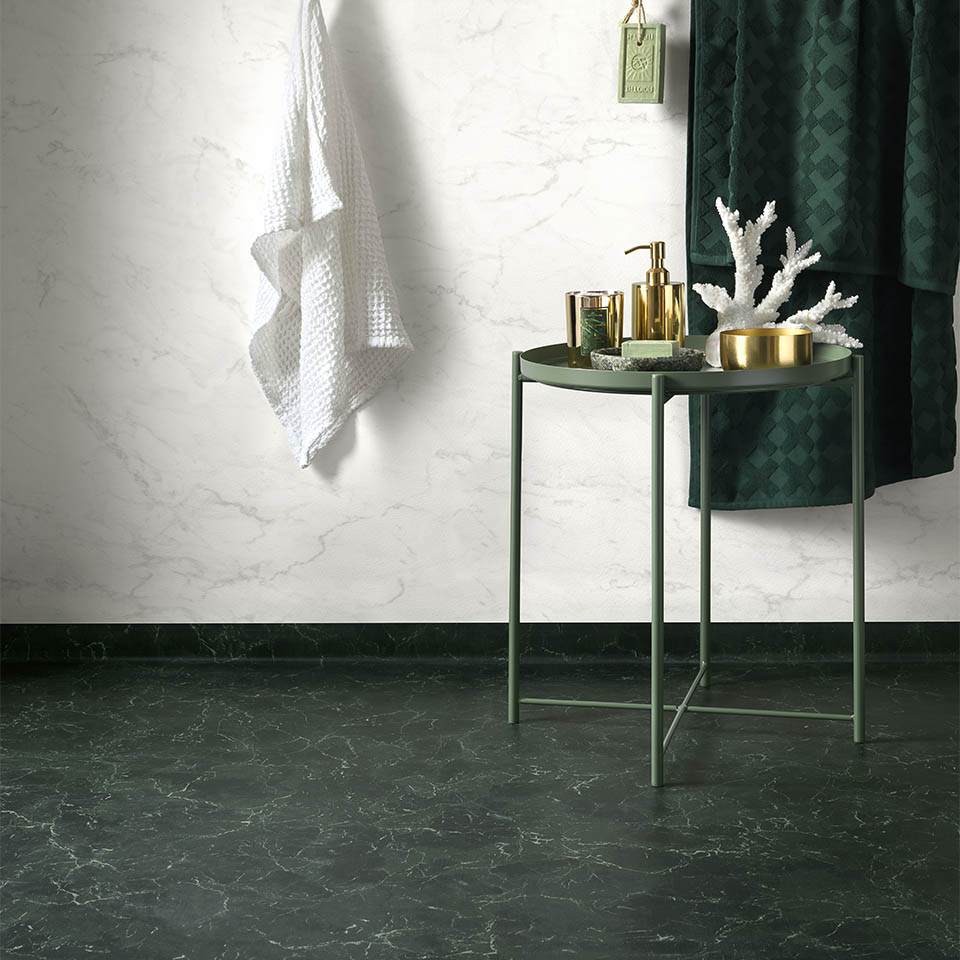 Gulvbelegg til bad - Badegulv inspirasjon | Fargerike