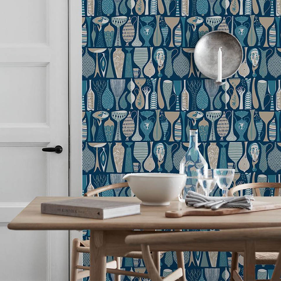 Klassisk blå - Tapeter, Trend, Mønstre | Fargerike