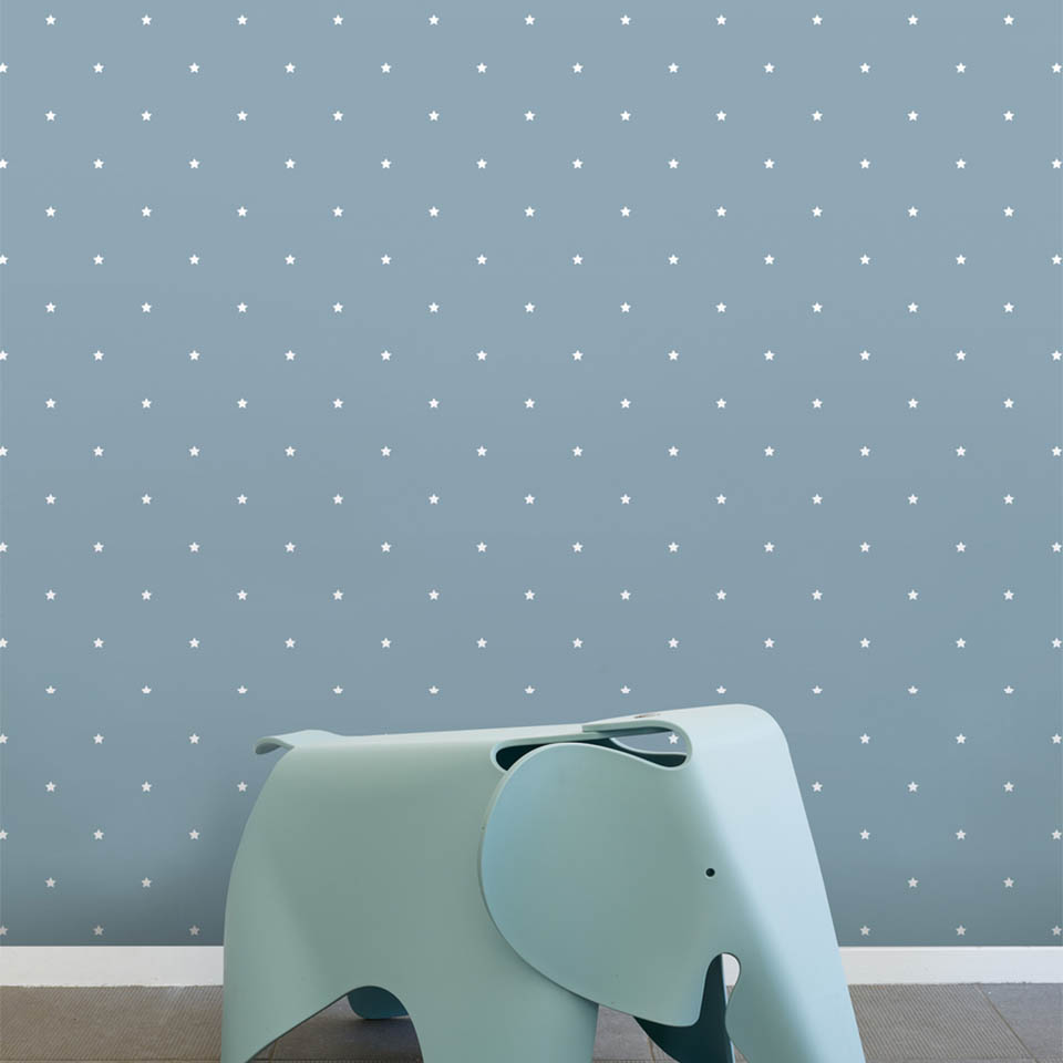 Stjernetapet - Mønstre - Barnerom | Fargerike
