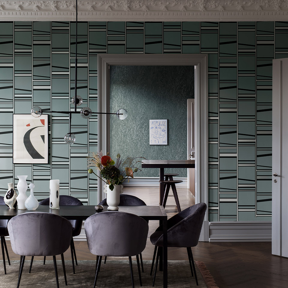 Tapet til stue - Inspirasjon til stuen | Fargerike